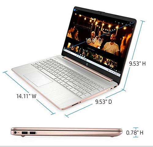 HP 15.6" Ryzen 5 8GB/256GB Laptop-Rose Gold