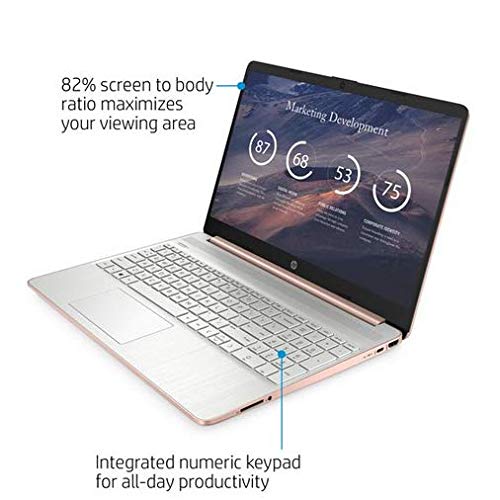 HP 15.6" Ryzen 5 8GB/256GB Laptop-Rose Gold