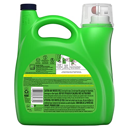 Gain + Aroma Boost Laundry Detergent Liquid Soap, Hawaiian Aloha Scent, 107 Loads, 154 Fl Oz, He Compatible