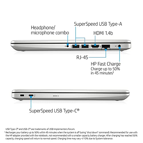 Flagship 2019 HP 14" FHD Laptop | Intel Quad-Core Pentium Silver N5000 Up to 2.7Ghz |4GB DDR4 | 64GB eMMC SSD | Office 365 Personal-1yr | Win 10 S| Support up to 256G Micro SD Extra Storage