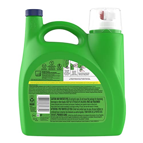 Gain + Aroma Boost Laundry Detergent Liquid Soap, Hawaiian Aloha Scent, 107 Loads, 154 Fl Oz, He Compatible