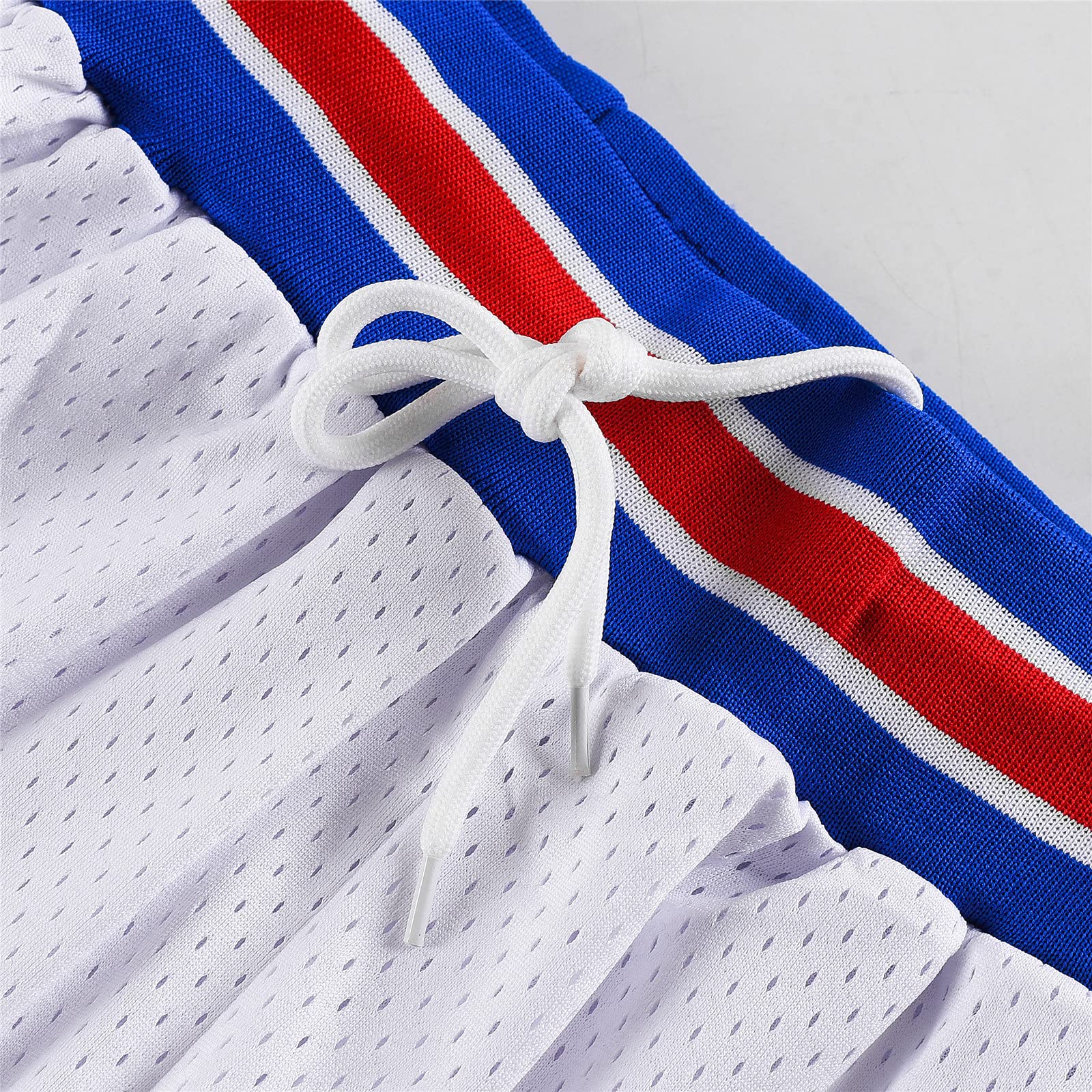 brand Mens Space Movie Basketball Shorts T Squad Shorts White S
