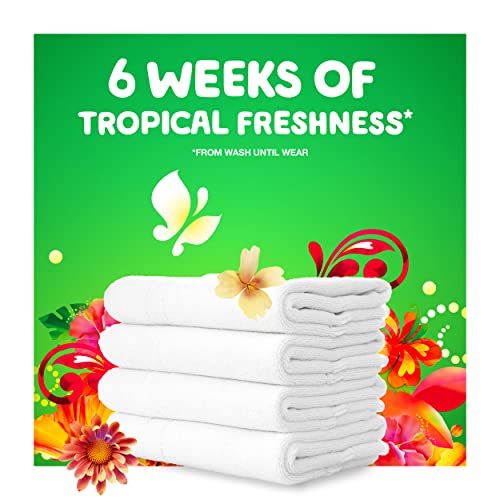 Gain + Aroma Boost Laundry Detergent Liquid Soap, Hawaiian Aloha Scent, 107 Loads, 154 Fl Oz, He Compatible