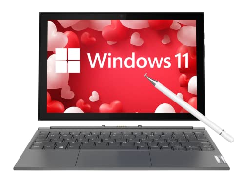 Lenovo Ideapad Duet 3i 2 in 1 Tablet, 10.3 inch Touchscreen Display, Intel Celeron N4020, Windows 11 in S Mode, 4GB RAM, 64GB eMMC+64GB Card, Type-C, Detachable Keyboard Included, PCM Stylus Pen