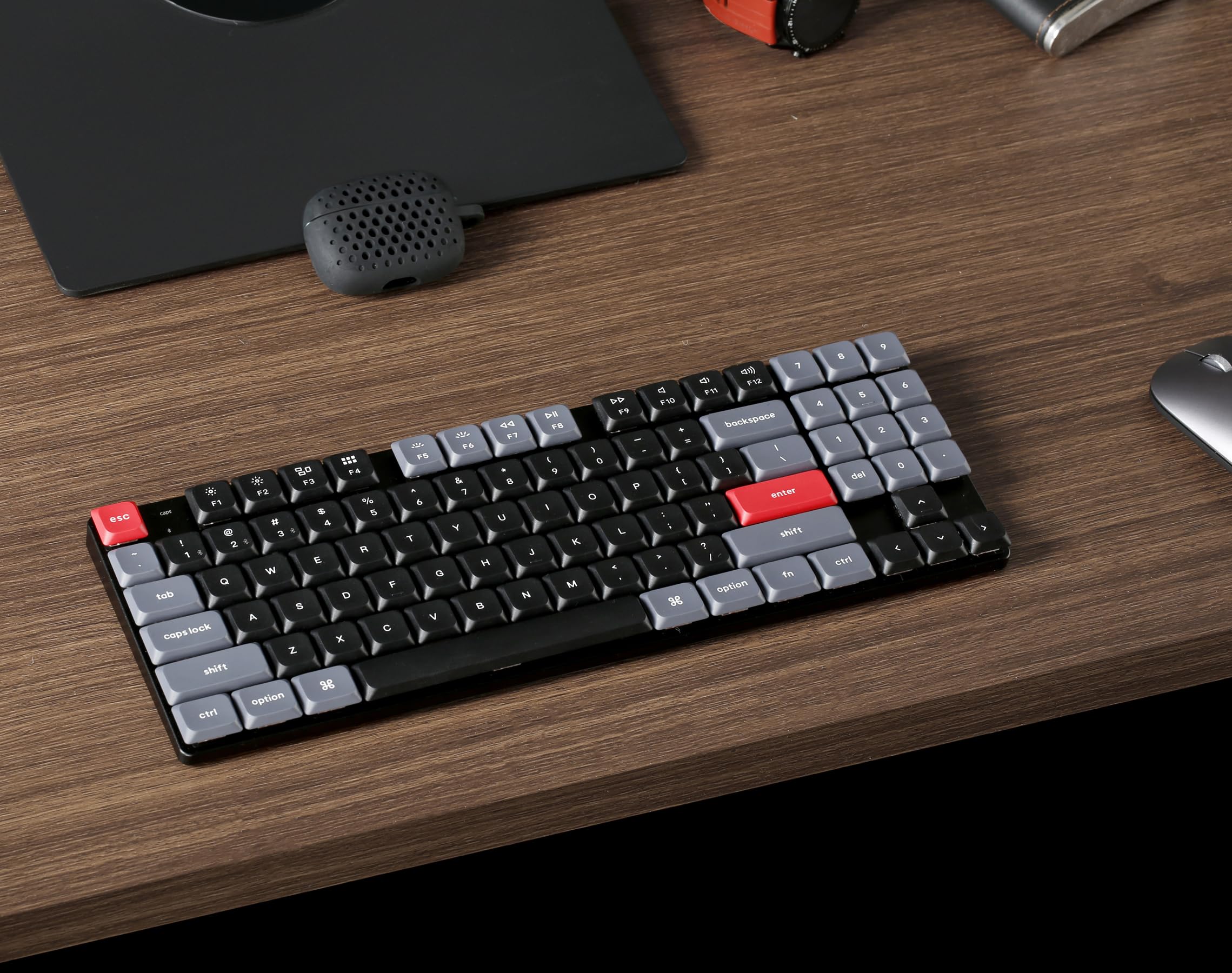 Keychron K13 Pro Ultra-Slim Wireless QMK/VIA Custom Mechanical Keyboard, Programmable Macro 80% Layout White Backlit Low Profile Gateron Brown Switch Bluetooth/USB Wired for Mac Windows Linux