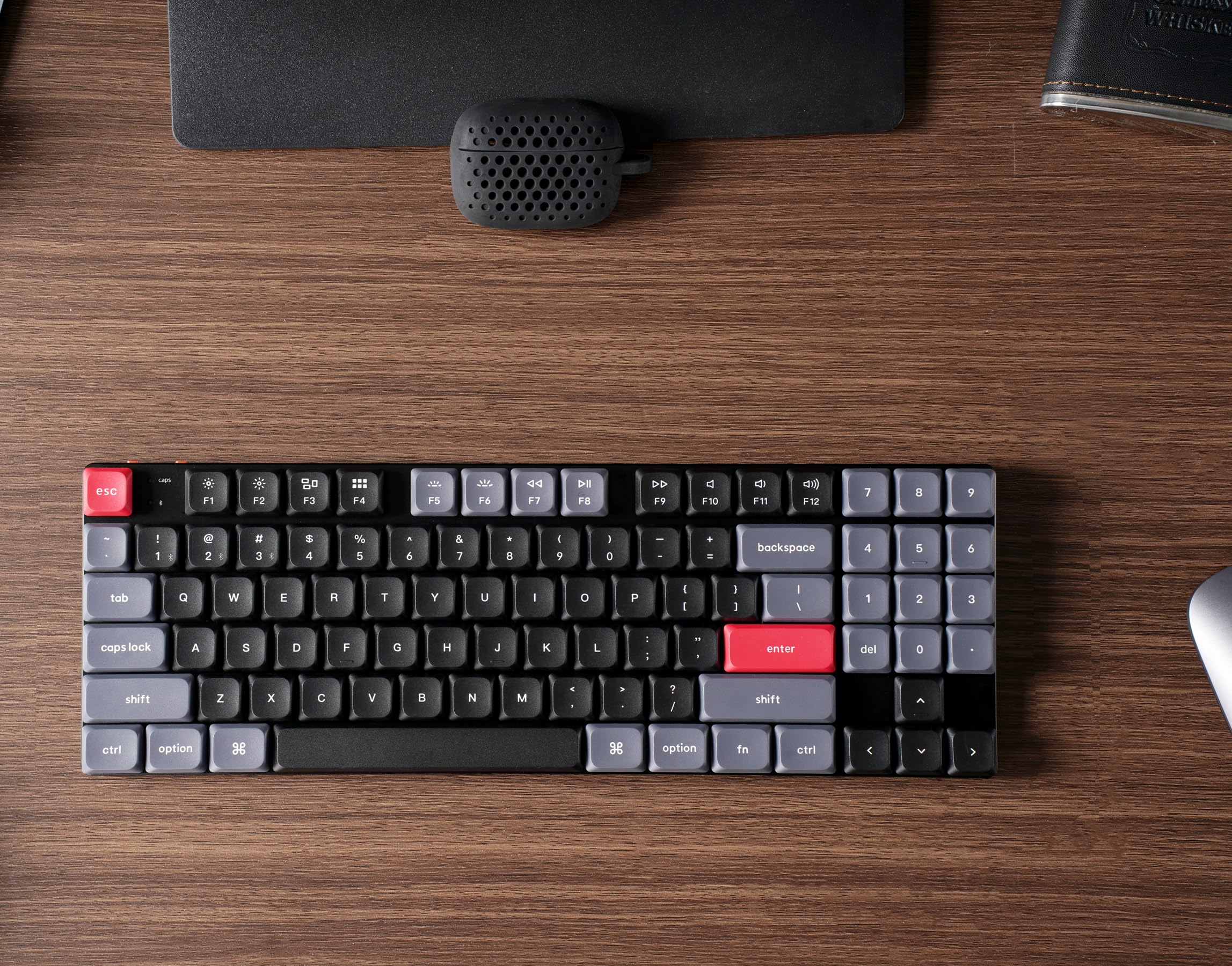 Keychron K13 Pro Ultra-Slim Wireless QMK/VIA Custom Mechanical Keyboard, Programmable Macro 80% Layout White Backlit Low Profile Gateron Brown Switch Bluetooth/USB Wired for Mac Windows Linux
