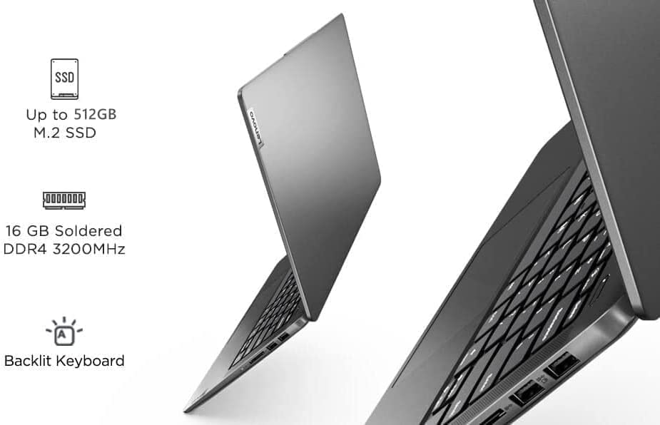 Lenovo Flex 5 14" 2-in-1 Touchscreen Laptop - 12th Gen Intel Core i5-1235U - 16:10 (2240 x 1400) Display - Thunderbolt 4 - Fingerprint Reader β Webcam - w/HDMI Cable (16GB RAM | 512GB PCIe SSD)