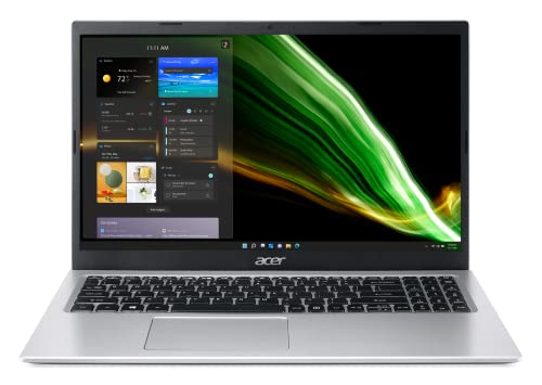 Acer Aspire 1 A115-32-C96U Slim Laptop | 15.6" Full HD Display | Intel Celeron N4500 Processor | 4GB DDR4 | 128GB eMMC | WiFi 5 | Microsoft 365 Personal 1-Year Subscription | Windows 11 Home in S mode