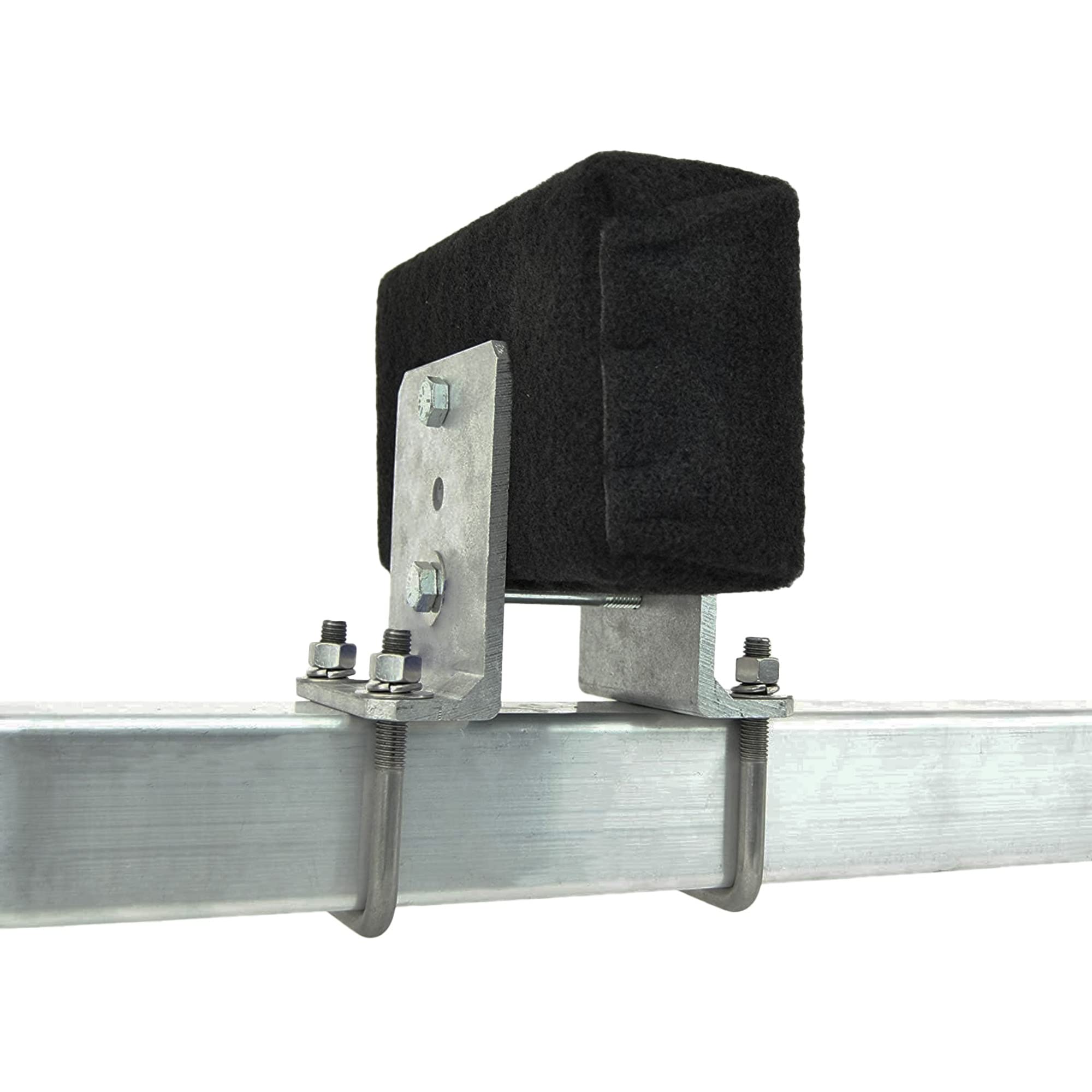 4 Pack 8" Galvanized L-Type Bunk Bracket Kit for Boat Trailer, fits 3x3 Cross Members, Heavy Duty (4 Pack)