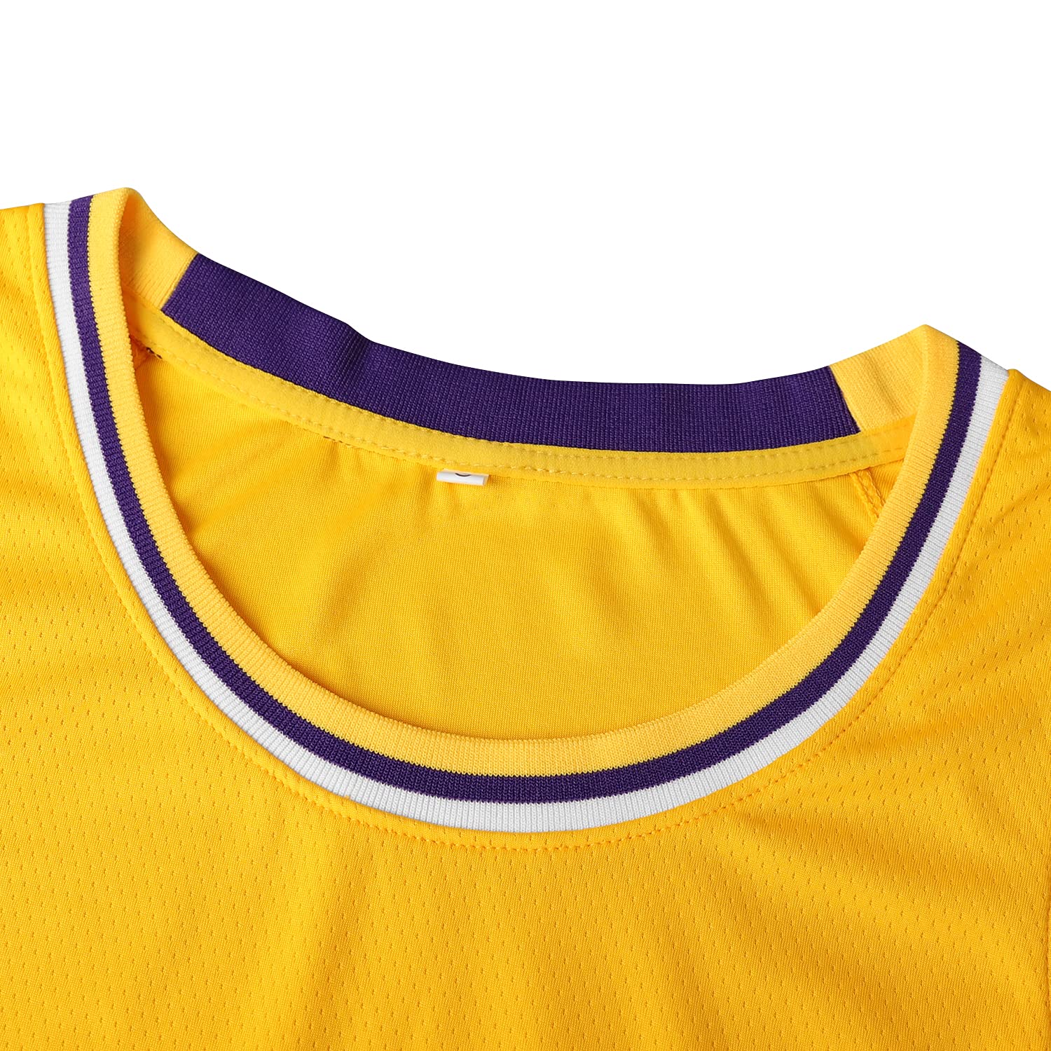 MESOSPERO Blank Basketball Jersey Men's Mesh Athletic Sports Shirts Black Yellow White S-3XL (Yellow, X-Large)