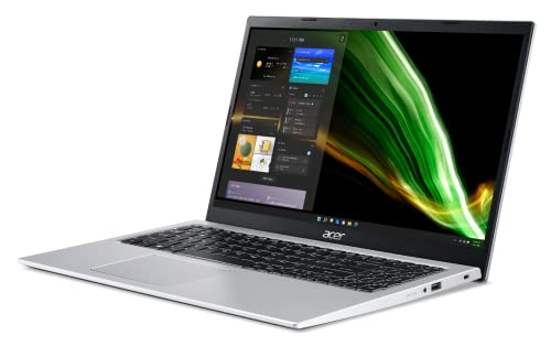 Acer Aspire 1 A115-32-C96U Slim Laptop | 15.6" Full HD Display | Intel Celeron N4500 Processor | 4GB DDR4 | 128GB eMMC | WiFi 5 | Microsoft 365 Personal 1-Year Subscription | Windows 11 Home in S mode