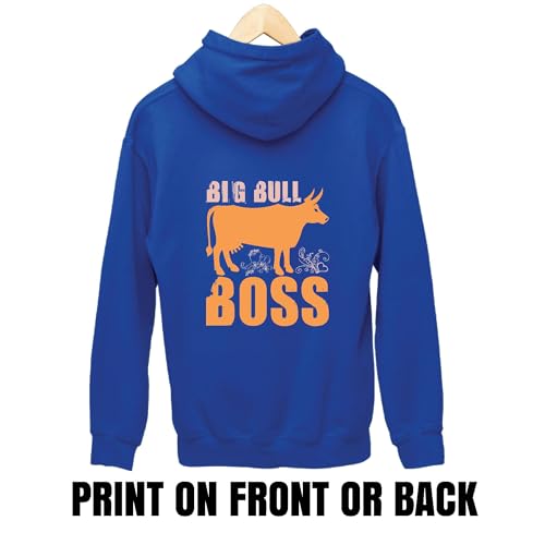 Unique Boss Gifts for Bulldog Lovers Big Bull Head Black and Muticolor Unisex Hoodie