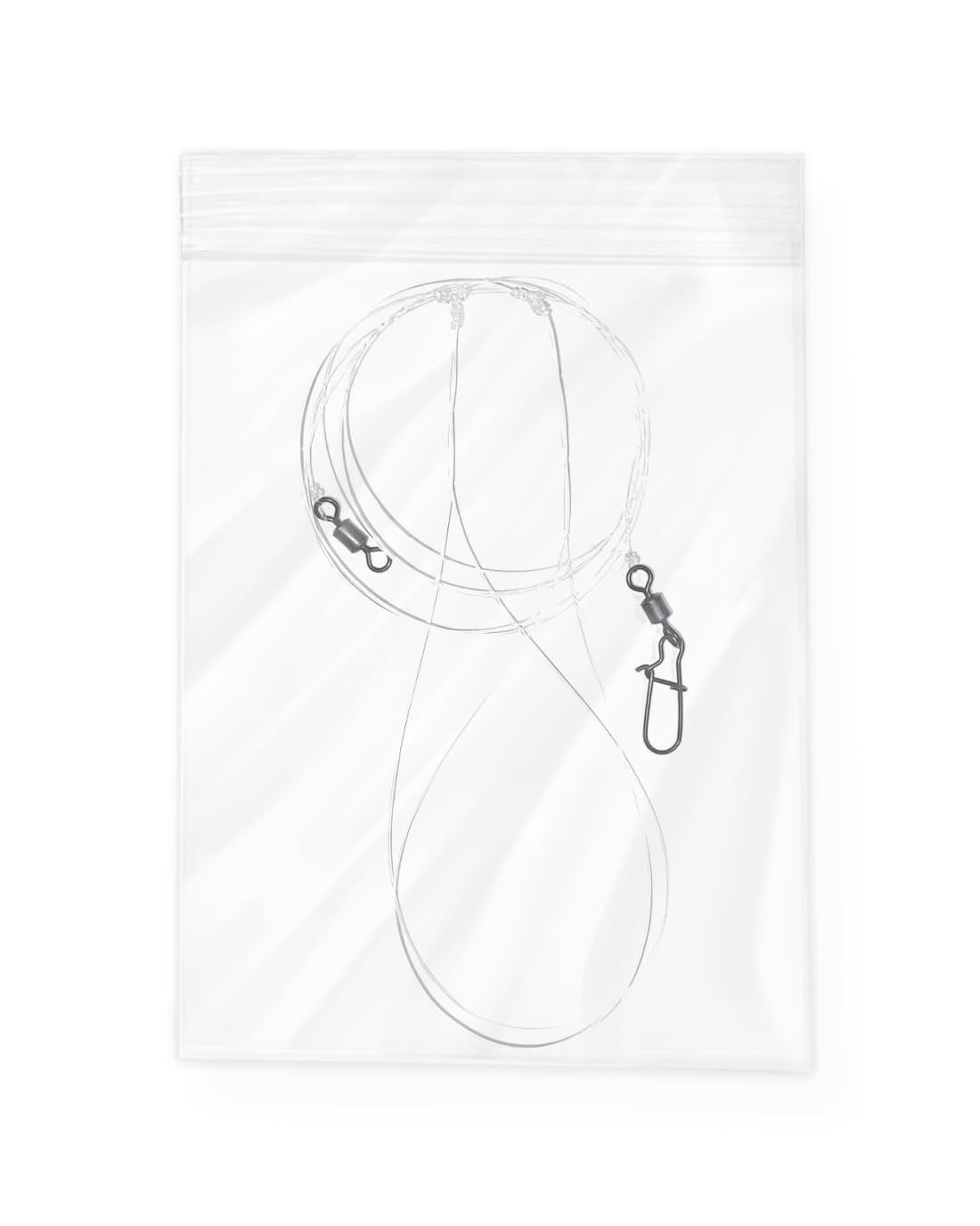 10 Pack Pre-Tied Double Drop Hi-Lo Surf Bait Bottom Fishing Leader Rigs Hand-Tied with T-Knot (30LB Mono)