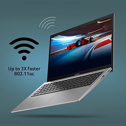 Acer Aspire 1 A115-32-C96U Slim Laptop | 15.6" Full HD Display | Intel Celeron N4500 Processor | 4GB DDR4 | 128GB eMMC | WiFi 5 | Microsoft 365 Personal 1-Year Subscription | Windows 11 Home in S mode