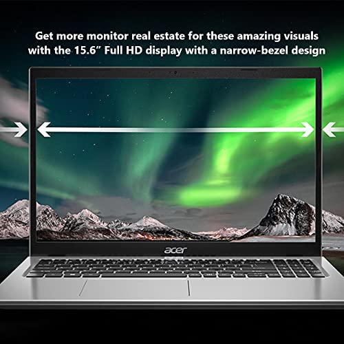 Acer Aspire 1 A115-32-C96U Slim Laptop | 15.6" Full HD Display | Intel Celeron N4500 Processor | 4GB DDR4 | 128GB eMMC | WiFi 5 | Microsoft 365 Personal 1-Year Subscription | Windows 11 Home in S mode