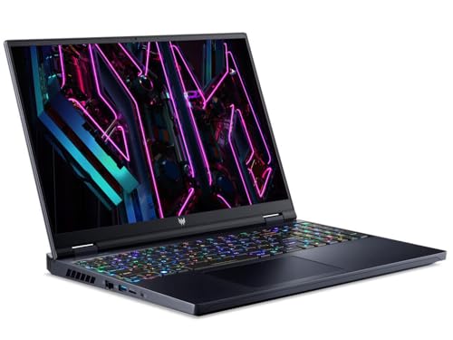 acer Predator Helios 16 Gaming Laptop (Intel i7-13700HX 16-Core, 16GB DDR5 4800MHz RAM, 2x2TB PCIe SSD (4TB), GeForce RTX 4060, 16.0" 165 Hz Win 10 Pro) with MS 365 Personal, Dockztorm Hub