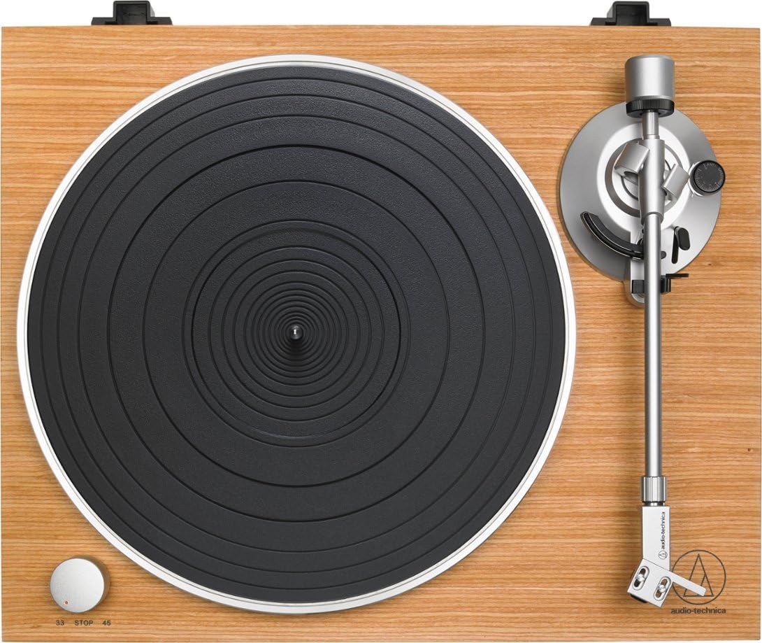 Audio Technica AT-LPW30TKR Turntable - Fully Manual - Belt Drive (Teak)
