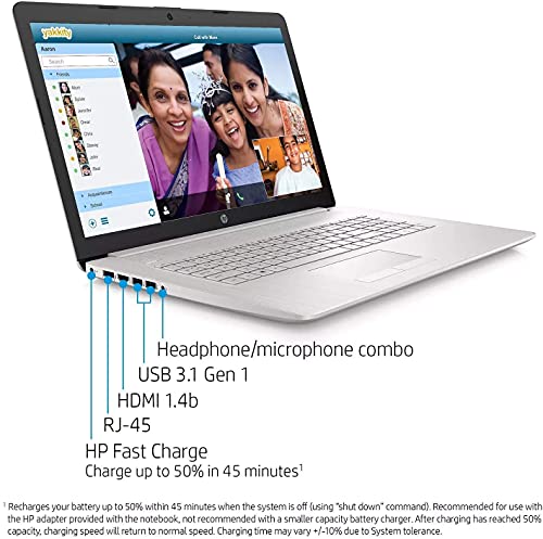 HP - 17.3" HD+ Touchscreen Laptop - 10th Gen Intel Core i5 - 8GB Memory - 256GB SSD - Numeric Keypad - DVD-Writer - Windows 10 Home