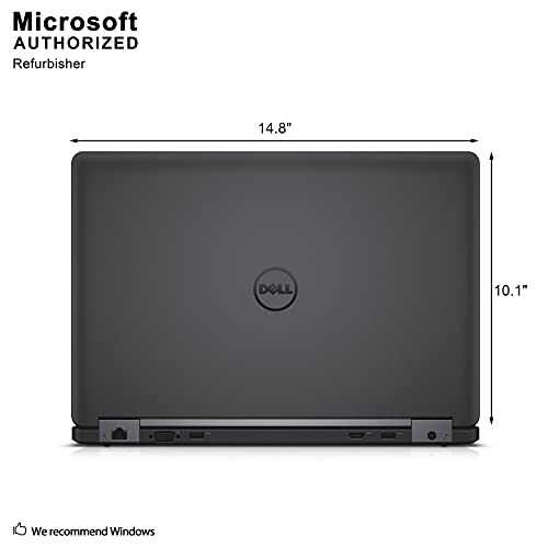 Dell Latitude E5550 15.6in Laptop, Core i5-5300U 2.3GHz, 8GB Ram, 240GB SSD, Windows 10 Pro 64bit (Renewed)