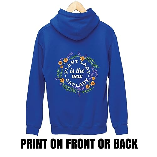 Cactus Succulent Plant Cat Lover Idea for Plant Lady New Cat Lady Black and Muticolor Unisex Hoodie