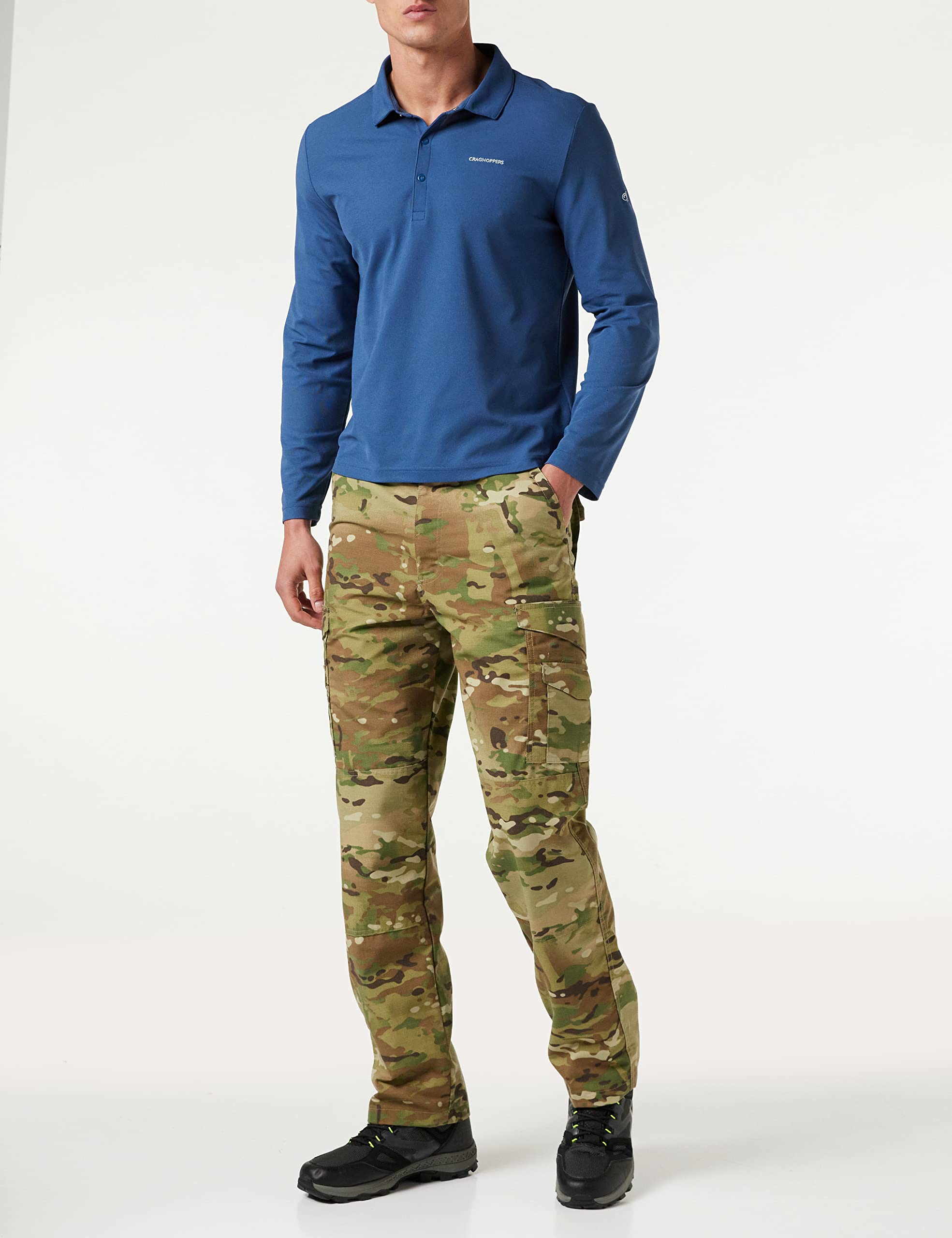 Tru-Spec Men's 24-7 Series Original Tactical Pant - Reliable Pants for Men - Ideal for Hiking, Camping, EMT, and Tactical Use - 65% Polyester, 35% Cotton - Multicam - 34W x 32L