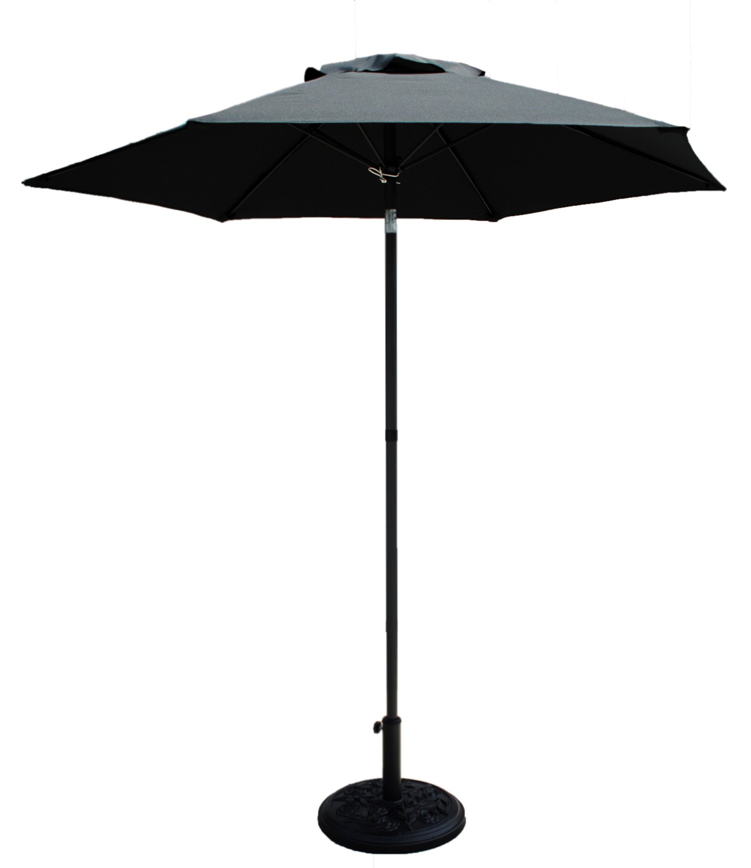 Shop4Omni Patio Shade Umbrella with Tilt (Black)