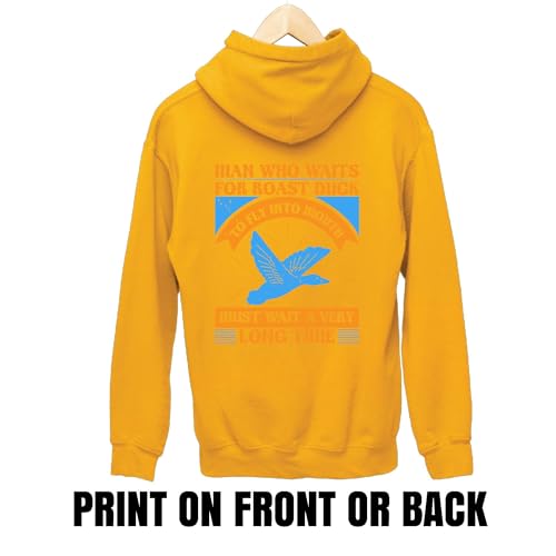 Gift for the Patience who Love to wait for their Goals Gray and Muticolor Unisex Hoodie