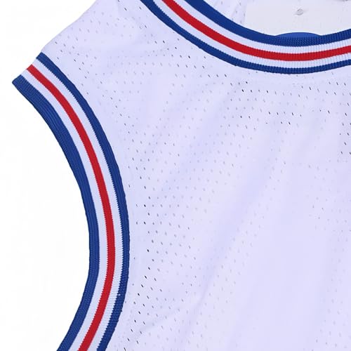 TUEIKGU Mens #1 Bugs #10 Lola Couples Halloween Costume Sets Basketball Jersey for Women (White1, Medium)