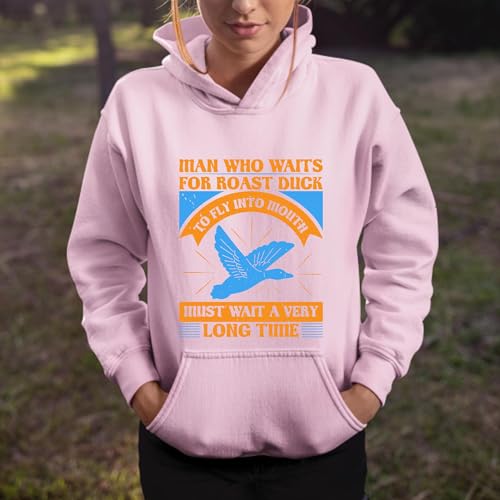 Gift for the Patience who Love to wait for their Goals Gray and Muticolor Unisex Hoodie