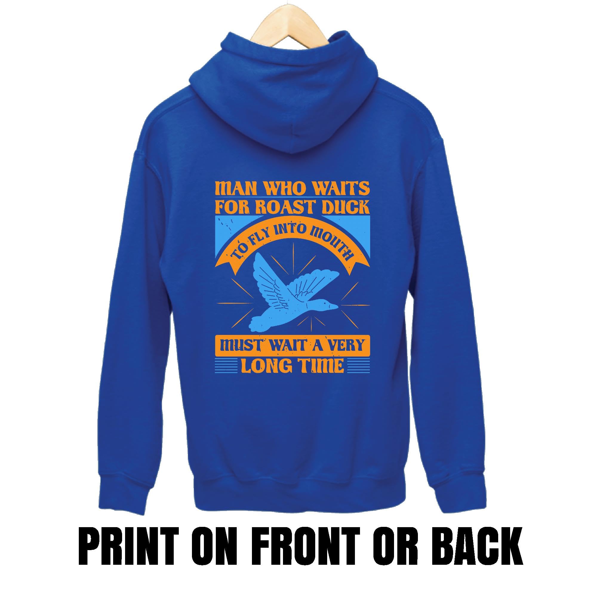 Gift for the Patience who Love to wait for their Goals Black and Muticolor Unisex Hoodie