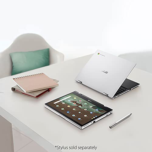 ASUS Chromebook Flip CM3, 12" Touchscreen HD NanoEdge Display, MediaTek 8183 Processor, Arm Mali-G72 MP3 GPU, 32GB Storage, 4GB RAM, Wi-Fi 5, Chrome OS, Aluminum, Mineral Gray, CM3200FVA-DS42T