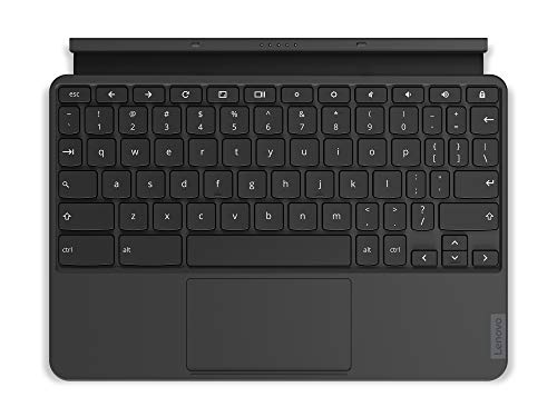 Lenovo Chromebook Duet, 2-in-1, 10.1" WUXGA (1920 x 1200) Display, MediaTek Helio P60T, 4GB LPDDR4X RAM, 64GB eMCP SSD, Integrated ARM G72 MP3 Graphics, Chrome OS, ZA6F0031US, Ice Blue + Iron Grey
