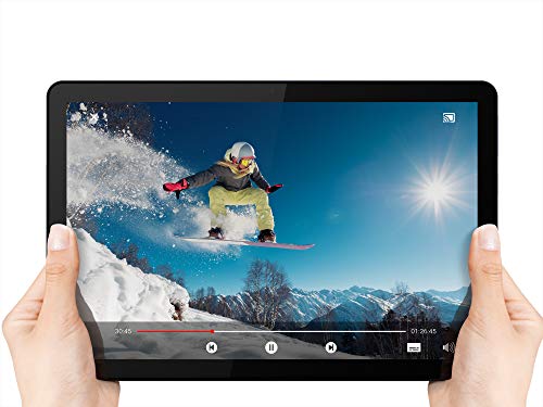 Lenovo Chromebook Duet, 2-in-1, 10.1" WUXGA (1920 x 1200) Display, MediaTek Helio P60T, 4GB LPDDR4X RAM, 64GB eMCP SSD, Integrated ARM G72 MP3 Graphics, Chrome OS, ZA6F0031US, Ice Blue + Iron Grey