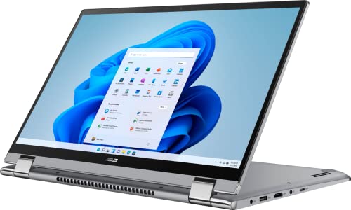 ASUS 2023 Newest Zenbook 2-in-1 Laptop, 15.6 Inch FHD Touchscreen Display, AMD Ryzen 7-5700U Processor, 8GB RAM, 1TB SSD, NVIDIA GeForce MX450 Graphics, Wi-Fi, Windows 11 Home, Bundle with JAWFOAL