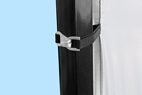 Leader Accessories Instant Canopy SunWall Side Wall for 10x10 Feet, 10x20 Feet Straight Leg pop up Canopy, 1 Pack Side Wall Only, Silver