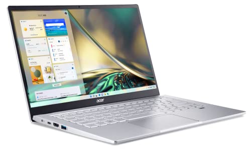 Acer Swift 3 Intel Evo Thin & Light Laptop 14.0" Full HD IPS Intel Core i7-1165G7 Intel Iris Xe Graphics 8GB LPDDR4X 512GB SSD Wi-Fi 6 Fingerprint Reader Back-lit KB SF314-511-7412