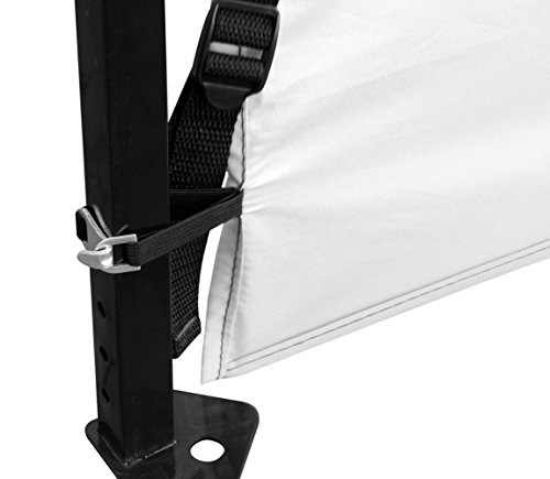 Leader Accessories Instant Canopy SunWall Side Wall for 10x10 Feet, 10x20 Feet Straight Leg pop up Canopy, 1 Pack Side Wall Only, Silver