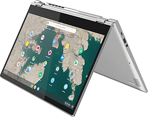 Lenovo 2022 Newest C340 15.6" FHD Touchscreen 2-in-1 Chromebook Laptop, Intel i3 CPU(Up to 3.4GHz), 4GB RAM, 320GB Space(64GB eMMC+256GB MSD), USB-C, Wi-Fi, Bluetooth, Webcam, Chrome OS+JVQ MP