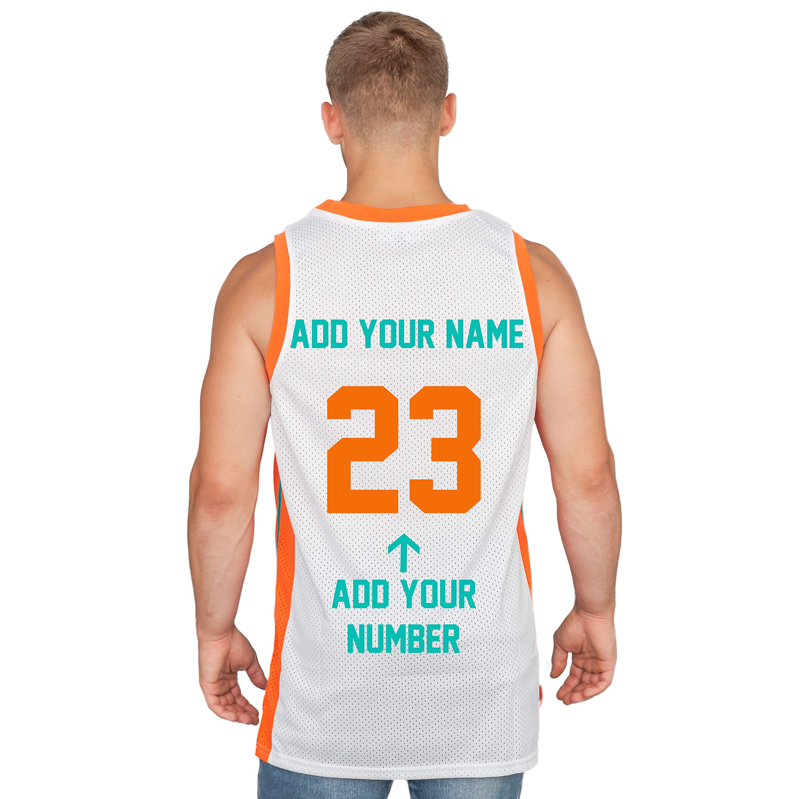 Flint Tropics Basketball Jersey Adult Halloween Costume (X-Large, Personalized)