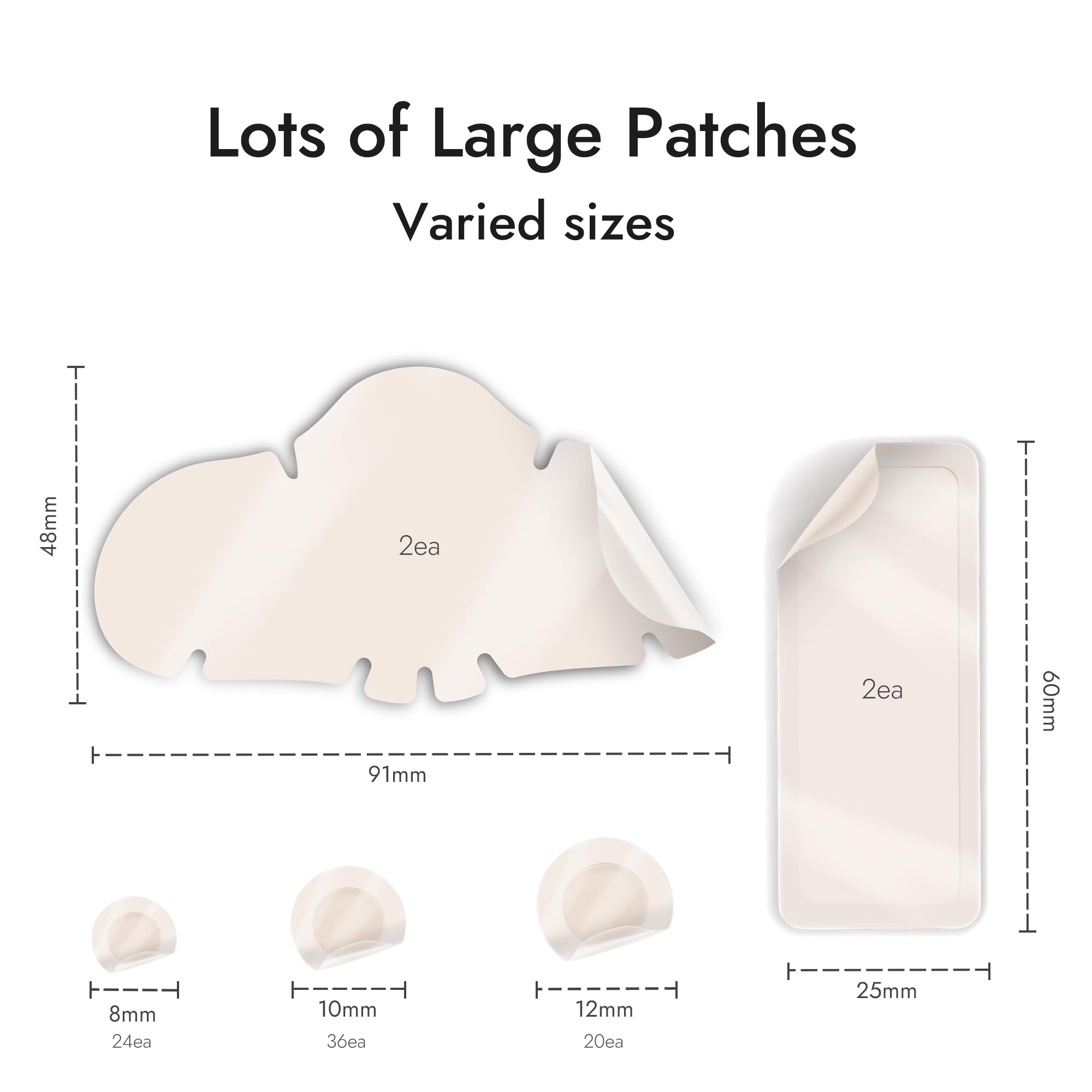 Epielle Over-Zit Acne Variety Patches | 84 Hydrocolloid Acne Pimple Patch for Covering Zits and Blemishes for Full Face (84 Counts), Easter Gift