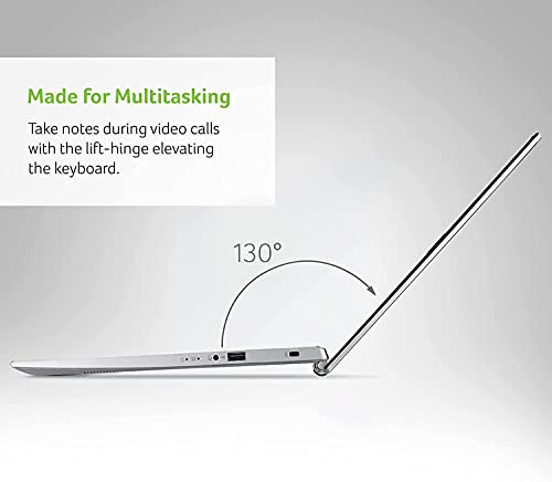 Acer Aspire 5 Slim Business Laptop, 15.6 inch FHD IPS Display, 11th Gen Intel Core i3-1115G4 Processor, 12GB RAM, 512GB SSD, WiFi 6, HDMI, Amazon Alexa, Windows 11, Silver