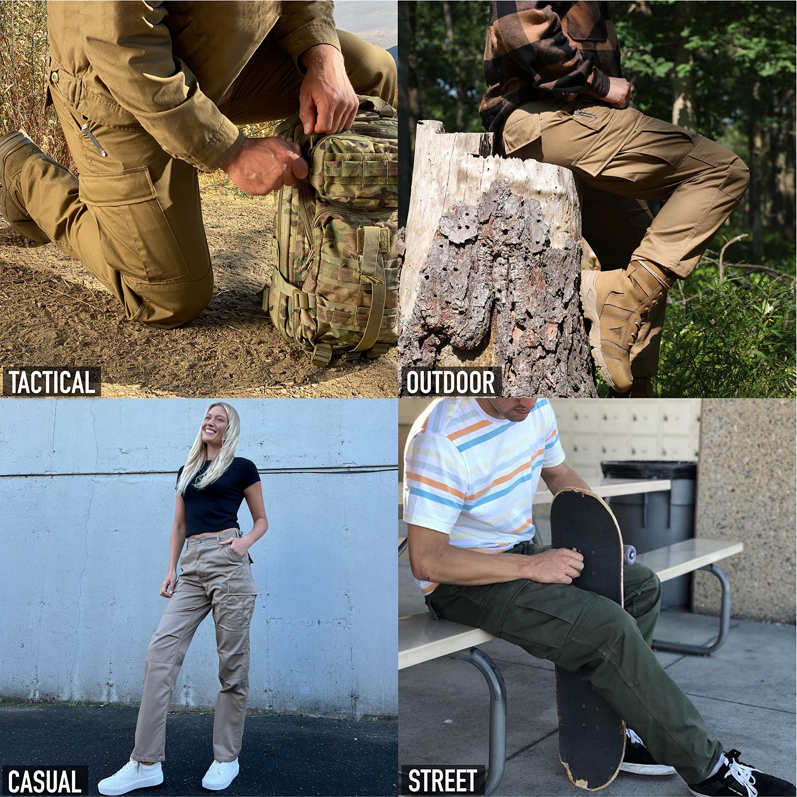 Rothco Digital Camo Tactical BDU Pants (US, Alpha, Large, Regular, Regular, City Digital Camo)