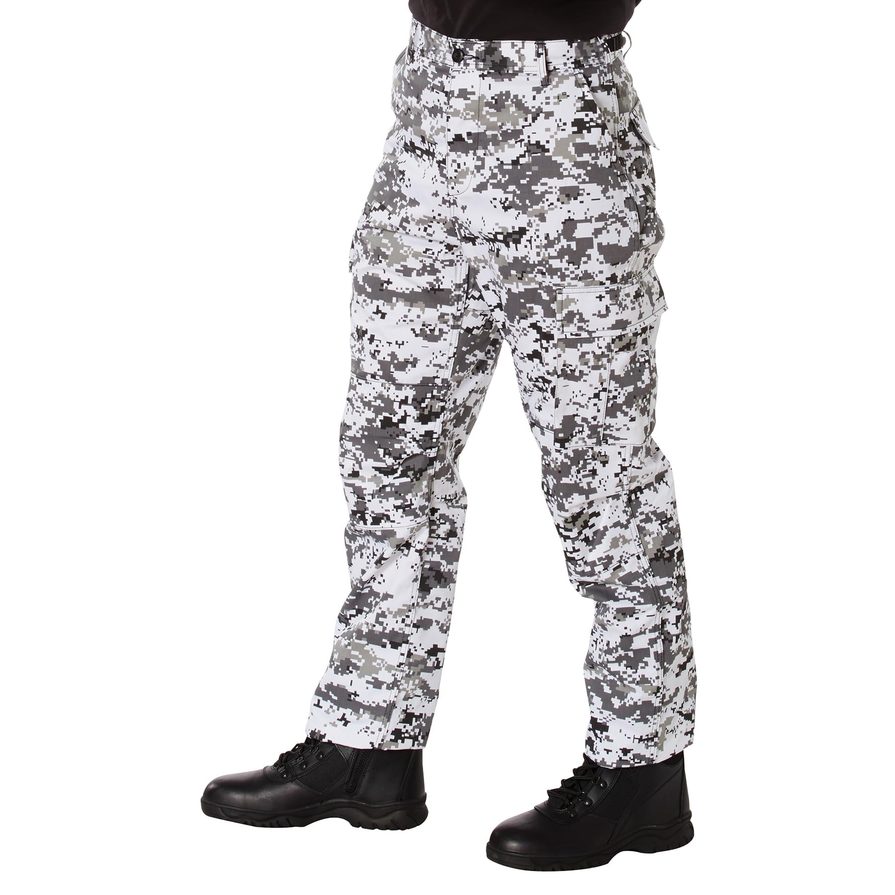 Rothco Digital Camo Tactical BDU Pants (US, Alpha, Large, Regular, Regular, City Digital Camo)