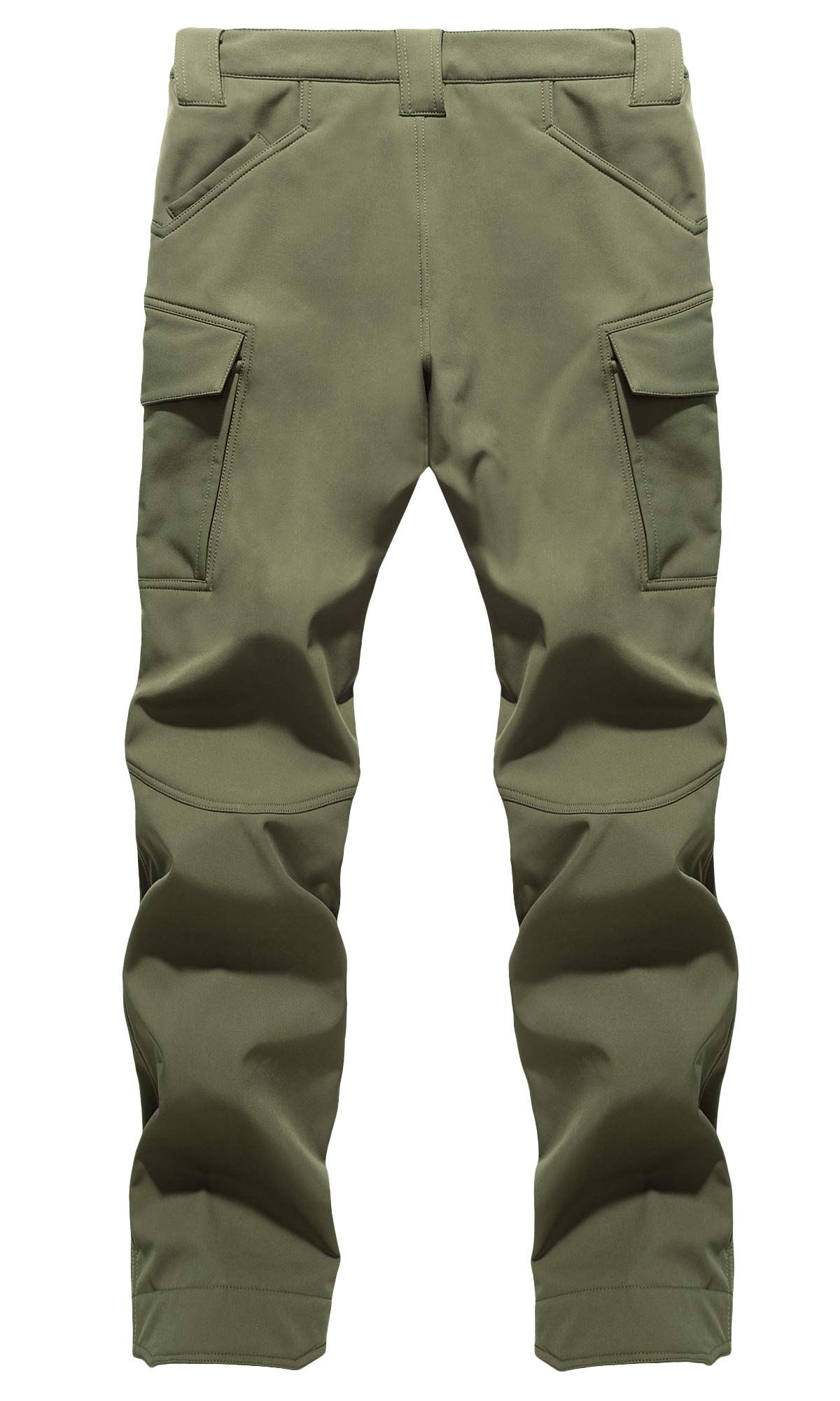MAGCOMSEN Military Tactical Pants for Men - Fleece Lined Winter Waterproof Snowboarding Hiking Army Pants