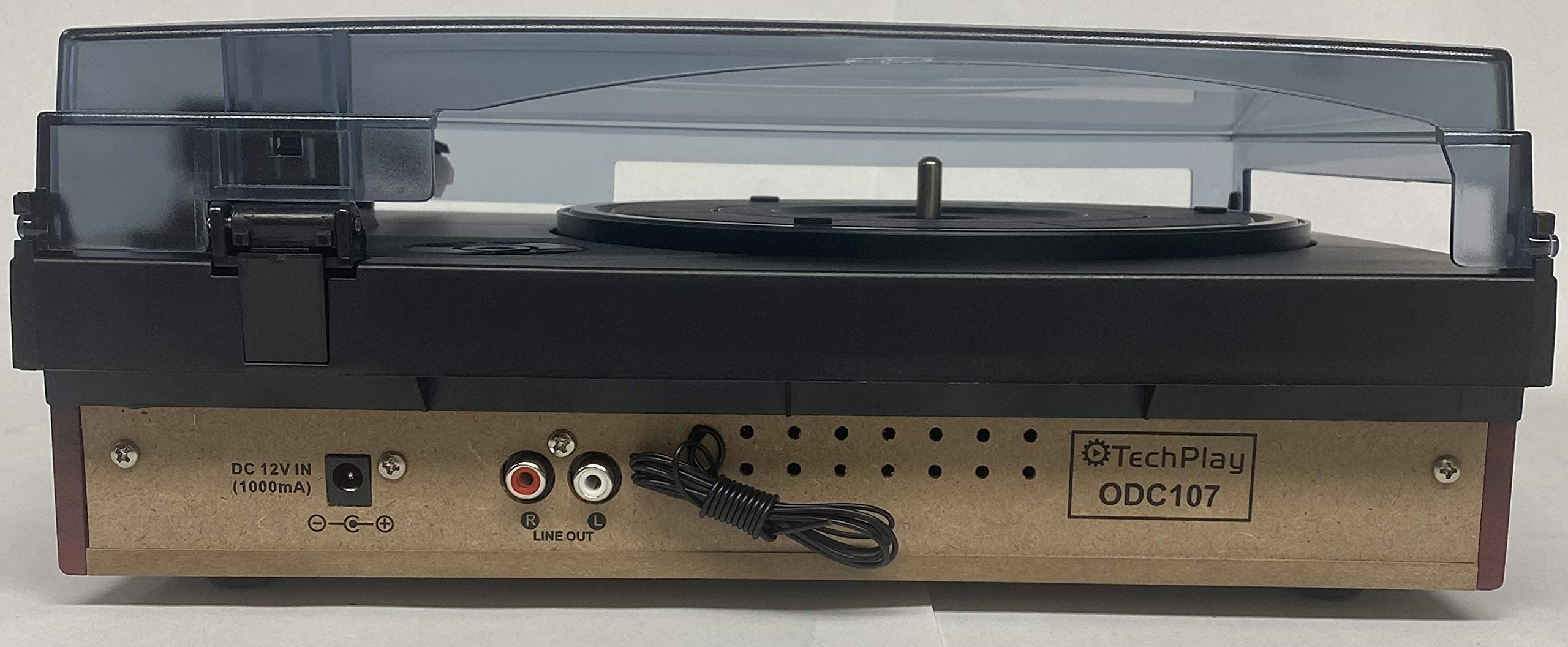 TechPlay ODC107BT, Bluetooth Connection, 3-Speed Turntable FM Radio