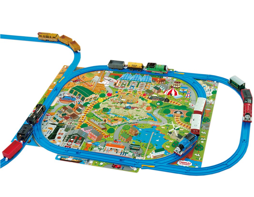 Plarail Reply to box! Thomas the Tank Engine clean up play map