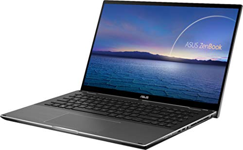 ASUS Zenbook Flip 15.6" FHD 2-in-1 Touchscreen (Intel 11th Gen 4-Core i7-1165G7, 16GB RAM, 1TB SSD, GTX 1650 Max-Q 4GB) IPS 1080p Business Laptop, Backlit KB, 2 x Thunderbolt 4, Windows 11, Q528EH