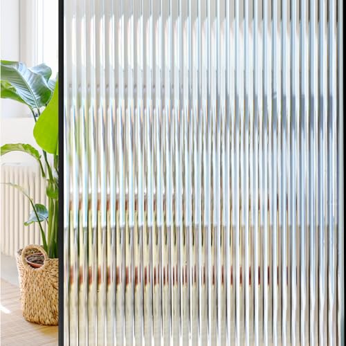 Windimiley Window Privacy Film Stained Glass Frosted Glass Window Cling Moroccan Lattice Decorative Bedroom Door Coverings UV Sun Block Heat Control Removable Home Window Sticker,35.5 X 157.5 in