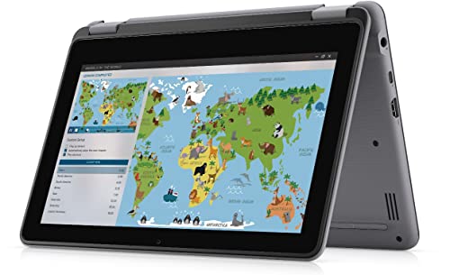 Dell Latitude 3120 11.6in HD Touchscreen 2-in-1 Convertible Laptop Intel Pentium Quad Core 3.3Ghz 4GB DDR4 RAM 128GB SSD Dual Cam WiFi BT Windows 11 Pro (Renewed)