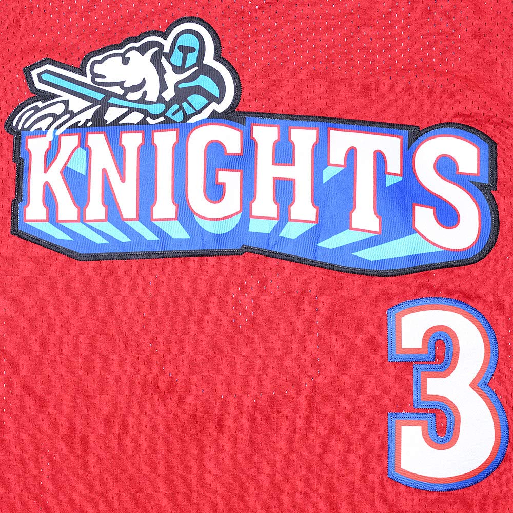 Youth Calvin Cambridge Shirts #3 LA Knights Basketball Jersey for Kids/Boys (Red, Youth Medium)